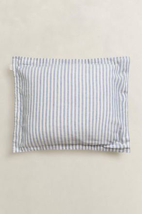 GANT Wohnaccessoires Cotton Linen Striped Kopfkissenbezug (65x100) FADED DENIM