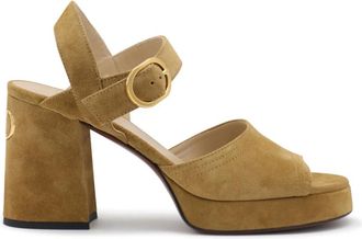 Valentino Garavani Sandalen - Brown Leather Sandals - Gr. 36,5 (EU) - in Braun - f&uuml;r Damen