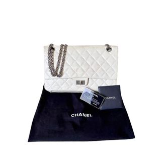 Chanel Sac bandouli&egrave;re 2.55 Pre-owned - Femme - Pre-owned - Blanc - Taille: ONE Size