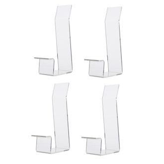 Lurrose 4 St&uuml;ck Transparentes Acryl Schuhdisplay f&uuml;r High Heels Verstellbarer Schuhst&auml;nder f&uuml;r Laden Zuhause und Shoppingcenter Platzsparend Robustes Schuhreg