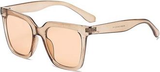 Generic Lunettes De Soleil Carr&eacute;es &Agrave; Grande Monture For Hommes Et Femmes, Id&eacute;ales For Les Vacances En Plein Air, Le Sport D&eacute;placements Quotidiens(Orange)