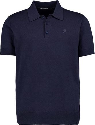 Karl Lagerfeld Herren Polo-Shirt blau