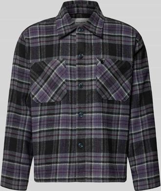 Carhartt Work in Progress Regular Fit Freizeithemd mit Woll-Anteil und Kentkragen