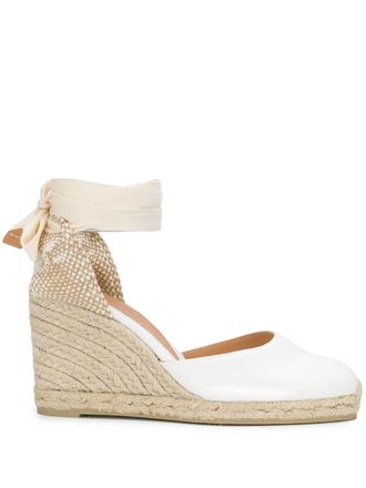 Castaner espadrilles Carina 90 mm - Blanc