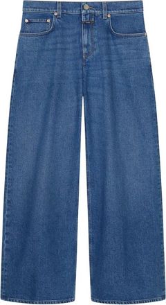 Closed Femme, Jeans, Bleu, Taille: W28 Wide Jeans