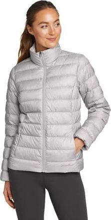 Eddie Bauer WR Cirruslite Down Jacket Espace réservé, Lt Gray Recyclé, Large Femme