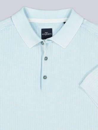 Engbers Poloshirt Herren Modisches Strick-Polo, Hellblau