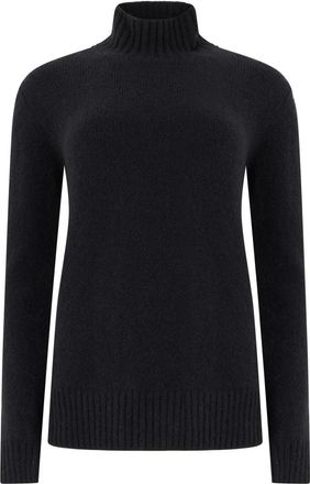 Moorer Pull &agrave; col roul&eacute; - Femme - Pulls - Noir - Taille: 36 FR