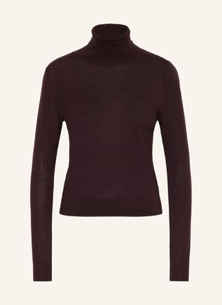 Mrs & Hugs Mrs & Hugs Rollkragenpullover Aus Merinowolle rot