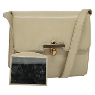 Gucci Pre-owned Cuir sacs-gucci - Femme - Pre-owned - Beige - Taille: ONE Size