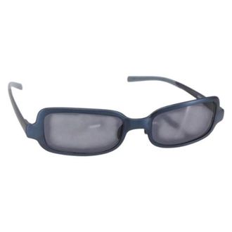 Prada Pre-owned Kunststoff Sonnenbrille - - Pre-owned - Damen - Blau - ONE SIZE