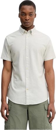Barbour Oxtown Kurzarm Hemd - - Shirts - Herren - Gr&uuml;n - L