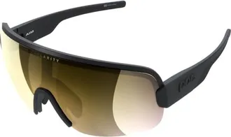 Poc Aim Lunettes de Soleil, Uranium Black/Clarity Road/Partly Sunny Gold, Taille Unique Mixte