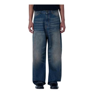 VETEMENTS Wide-Leg Denim Hose - - Jeans - Herren - Blau - W32