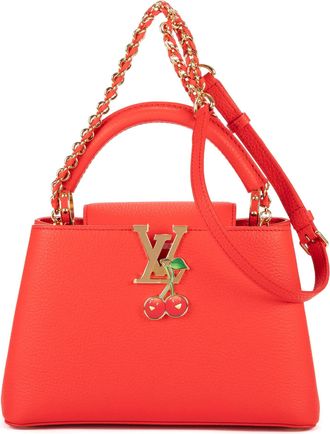 Louis Vuitton Crossbody Bags - Limited Edition Murakami Collection Capucines BB - Gr. unisize - in Rot - f&uuml;r Damen