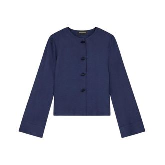 Emporio Armani Damen, Jacken, Blau, LGr&ouml;&szlig;e
