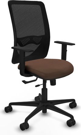 Piqueras y Crespo B&uuml;rostuhl Zulema mit 1D-Armlehnen, h&ouml;henverstellbare Lendenwirbelst&uuml;tze, ausgestattet mit Syncro/Traslack und Schneideschaum, mit Rollen von 65 mm, Ny