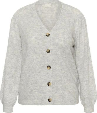 Kaffe Curve Femme, Pulls, Gris, Taille: 38 FR Cardigans
