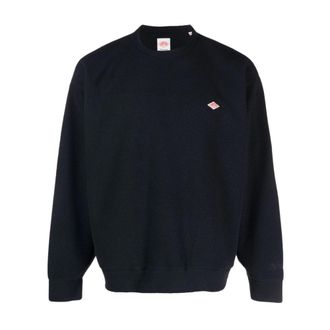 Danton Homme, Sweatshirts et sweats à capuche, Bleu, Taille: 3XS SweaT-shirt Bleu avec Poches