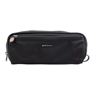 Kiton Pochette Regular Solid - - Bags - Herren - Schwarzk - ONE SIZE