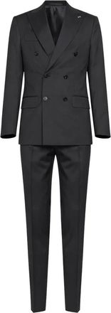 D4.0 Homme, Costumes, Brun, Taille: M Ensemble de costume crois&eacute;