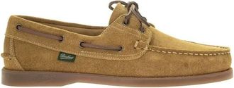 Paraboot Loafer - Barth - Suede Boat Shoes - Gr. 9_5 - in Braun - für Damen