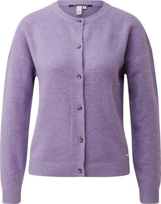 QS by s.Oliver Cardigan Strickjacke Melierte Strickjacke