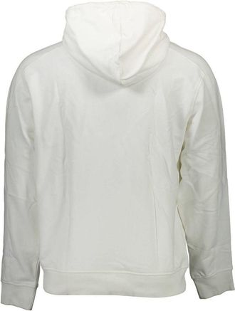 Calvin Klein Organic Cotton Logo Hoodie - White