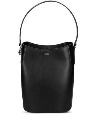 BOSS sac seau &agrave; monogramme double-B - Noir