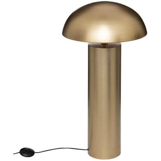 Atmosphera Stehlampe f&uuml;r Wohnzimmer champi, golden, Pilzform, h. 97 cm