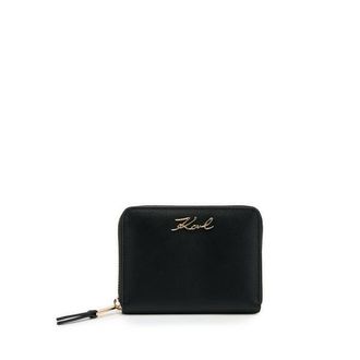 Karl Lagerfeld Porte-monnaie en cuir grain&eacute;
