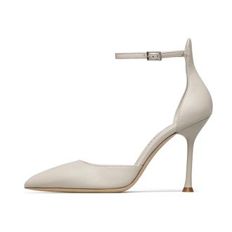 Loriblu Femme, Chaussures, Blanc, Taille: 39 EU Sandales en cuir Nappa