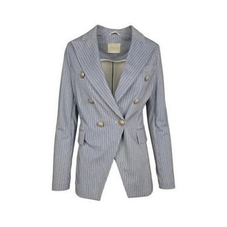 Circolo 1901 Zweireihiger Blazer - - Jackets - Damen - Blau - XS