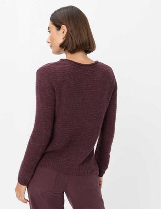 Brax Strickpullover Style LESLEY Strickpullover im Alpaka-Wollmix
