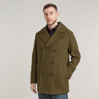 G-Star Wool Peacoat - Gr&uuml;n - Herren