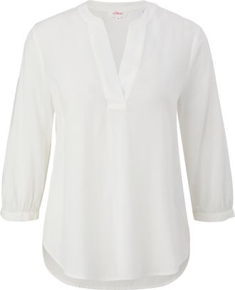 s.Oliver Damen 2142573 Bluse, 0210 creme, 34