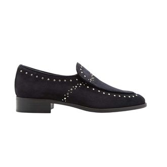 Pertini Blaue Wildleder-Loafer mit Nieten - - Shoes - Damen - Blau - 38 EU