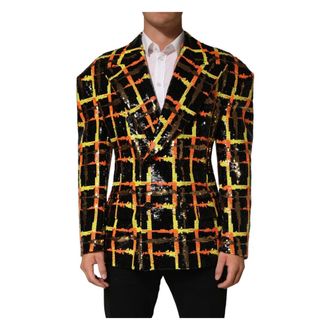 Dolce & Gabbana Eleganter Sakko-Blazer - - Jackets - Herren - Mehrfarbig - M
