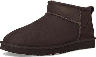 UGG Bottes classiques ultra mini en cuir Regen pour homme, Cacao saupoudr&eacute;, 43 EU