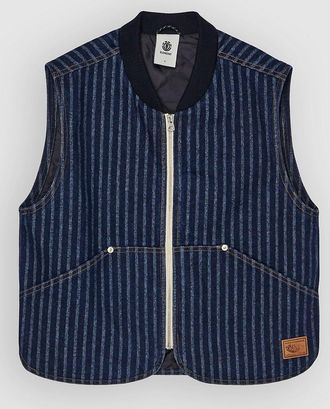 Element Chore Herringbone Denim Weste herringbone denim