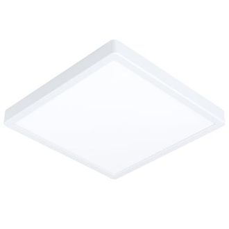 Eglo connect.z Plafonnier LED connect&eacute; Fueva-Z, 28,5 cm, lampe de plafond ZigBee pour salle de bains, contr&ocirc;lable par appli et commande vocale, blanc chaud