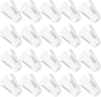 BESTONZON Healeved 20 St&uuml;ck N&auml;hgarn Fixierklammern aus Langlebigem Kunststoff Formstabile Spulenklemmen f&uuml;r Kleine N&auml;hmaschinen Wei&szlig;e N&auml;hmaschinen Befestigungsk
