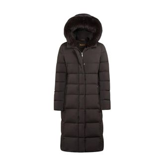 Moorer Femme, Manteaux, Brun, Taille: 40 FR Zagara-Kn Long Coat