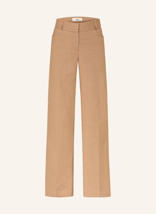 BA&SH Ba&Sh Hose Pants Cista Mit Leinen braun