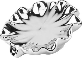 BESPORTBLE Selbstentleerende Keramik Seifenschale Silber mit Ablauf Wasserabweisender Seifenhalter f&uuml;r Badezimmer und K&uuml;che Praktischer Seifenhalter f&uuml;r Barseife