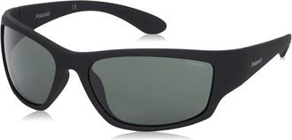 Polaroid Lunettes de Soleil PLD 7005/S Black Flexi Temples/Green 63/17/123 homme