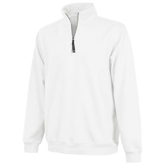 Charles River Apparel Herren Crosswind Viertelreißverschluss Sweatshirt, Weiss/opulenter Garten, Medium