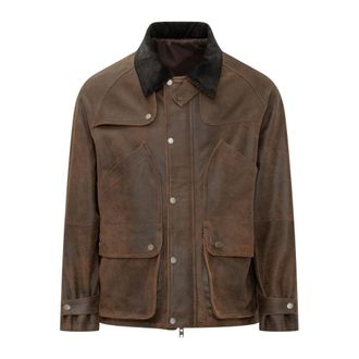 DFour Df924Ntv Kurzer Mantel - - Jackets - Herren - Braun - M