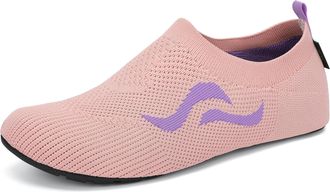 Saguaro Hausschuhe Damen Herren Leicht H&uuml;ttenschuhe Atmungsaktiv Rutschfest Flache Pantoffeln Bequem Weich Flexibel Schlappen Home Cozy Geschlossene Slippers,