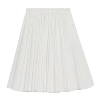 Ami Femme, Jupes, Blanc, Taille: 38 FR Midi Skirt